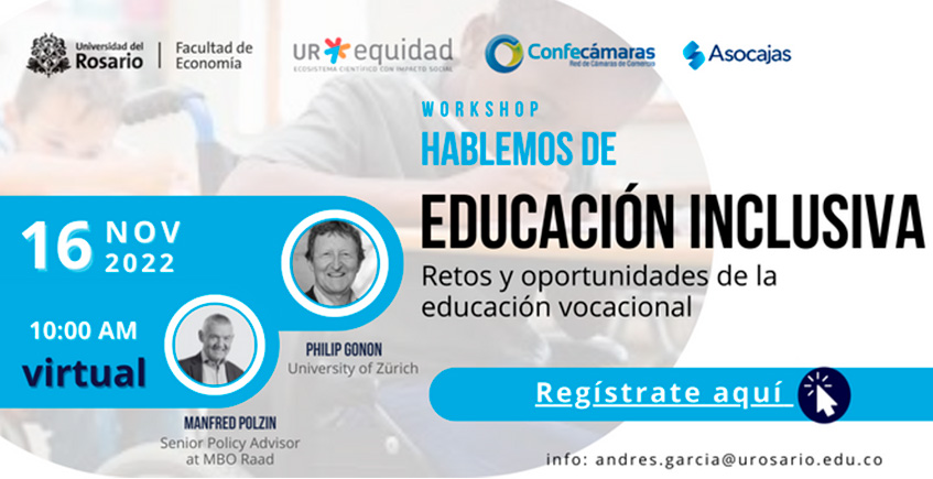 Workshop "Hablemos de educación inclusiva: retos y oportunidades de la educación vocacional ...